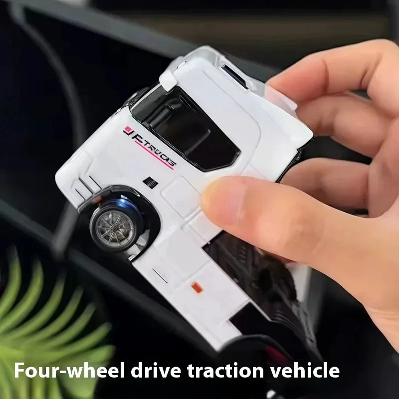 Remote Control Drifting Car Tabletop Toy Alloy Tractor Rc Truck 1/43 2 ...